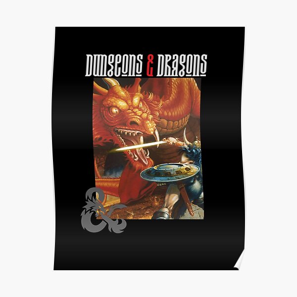 "dungeons and dragons " Poster for Sale by Splinter300 | Redbubble