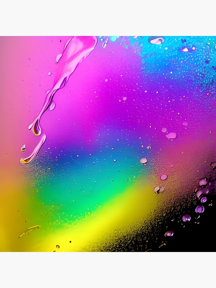 "Rainbow Plasma Fluids 10" Poster for Sale by danbrosiart | Redbubble
