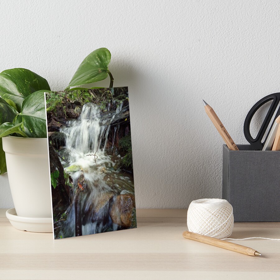 "Apa la munte cascada curgatoare" Art Board Print for Sale by Matei1977 ...