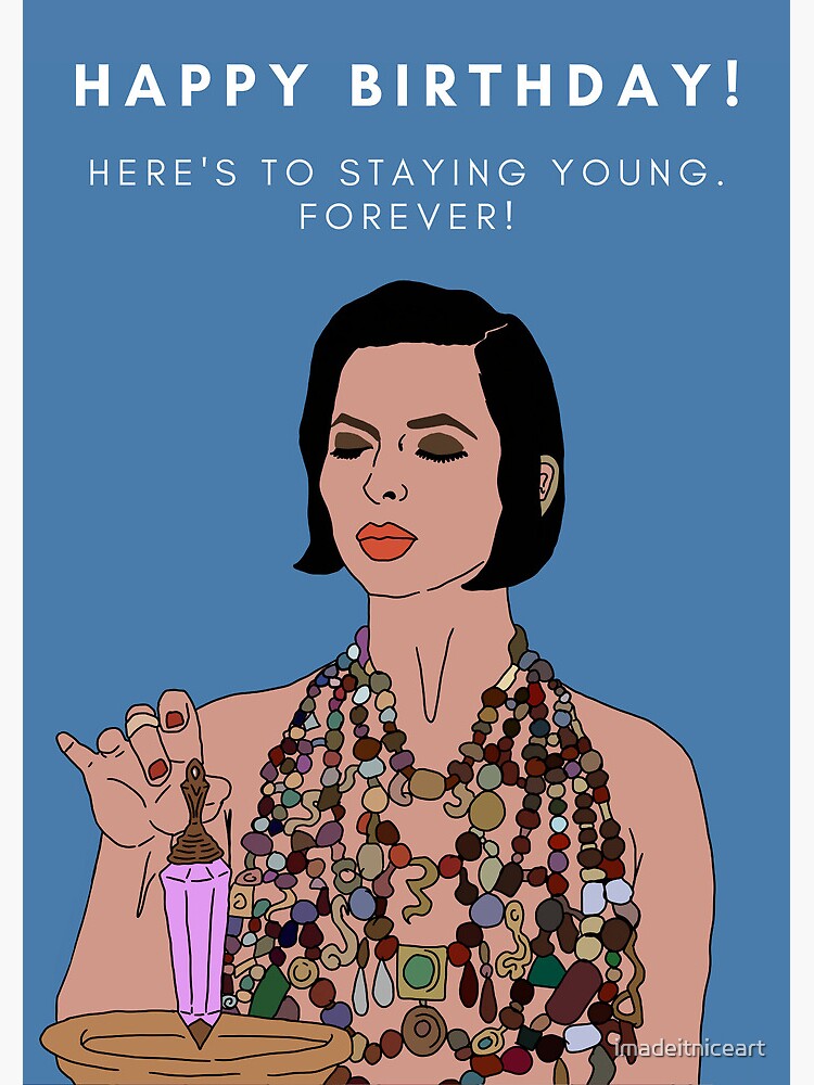 "Death Becomes Her Birthday Card" Greeting Card for Sale by ...