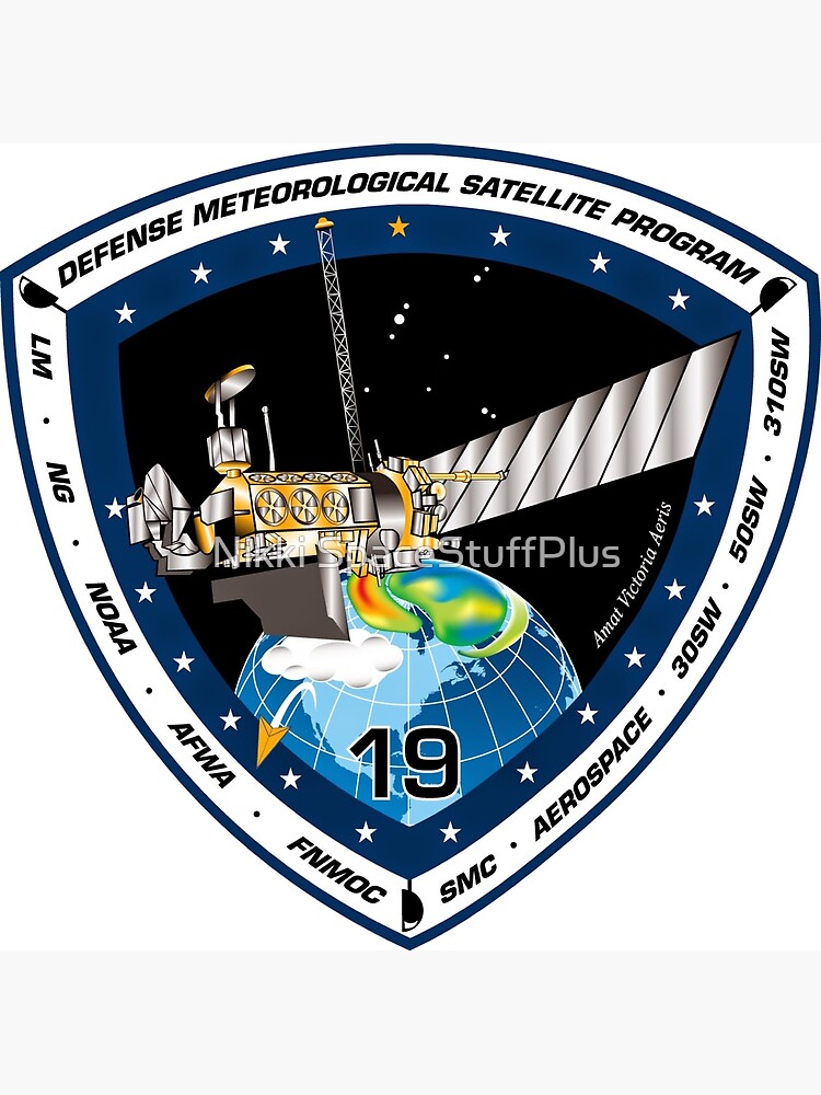 "DMSP-19 Logo" Poster by Spacestuffplus | Redbubble