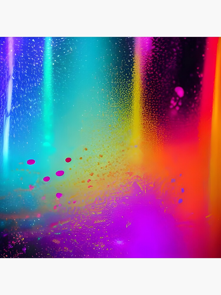 "Rainbow Plasma Fluids 15" Sticker for Sale by danbrosiart | Redbubble