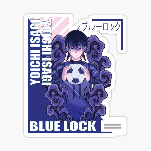 "Yoichi Isagi, Blue Lock Anime Blue Lock Manga Anime " Sticker for Sale ...