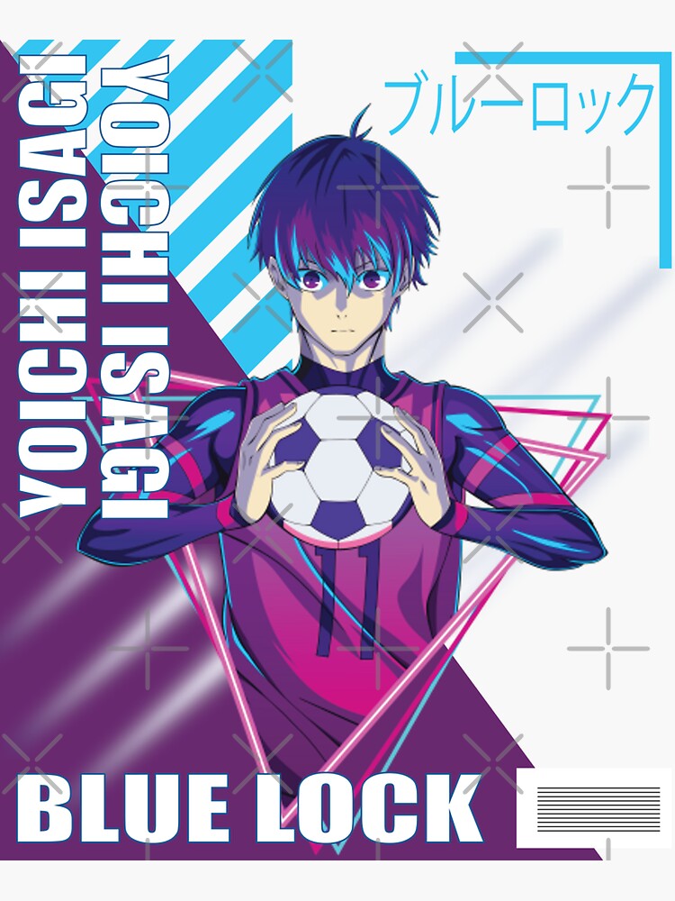 "Yoichi Isagi, Blue Lock Anime Blue Lock Manga Anime " Sticker for Sale ...