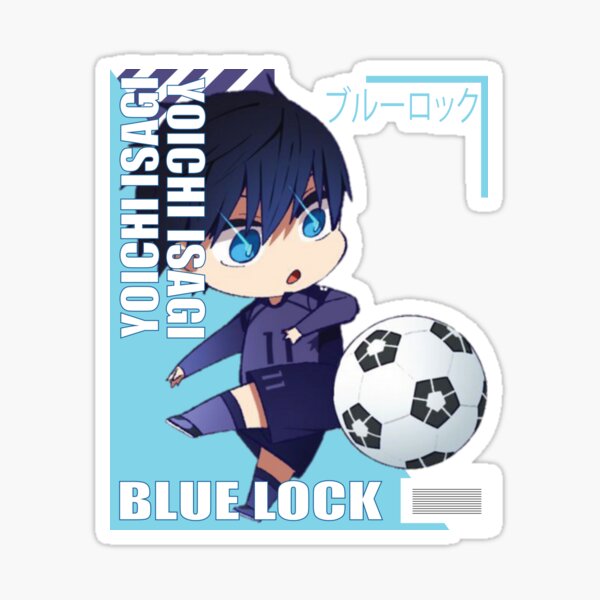 "Yoichi Isagi, Blue Lock Anime Blue Lock Manga Anime " Sticker for Sale ...