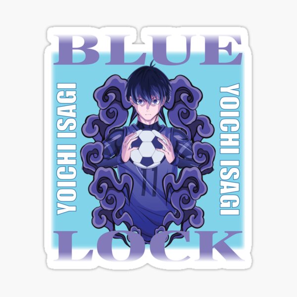 "Yoichi Isagi, Blue Lock Anime Blue Lock Manga Anime " Sticker for Sale ...