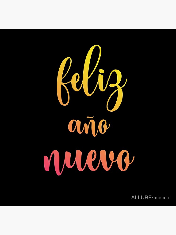 "Feliz ano nuevo - spanish greetings - Happy new year 2023" Poster for ...