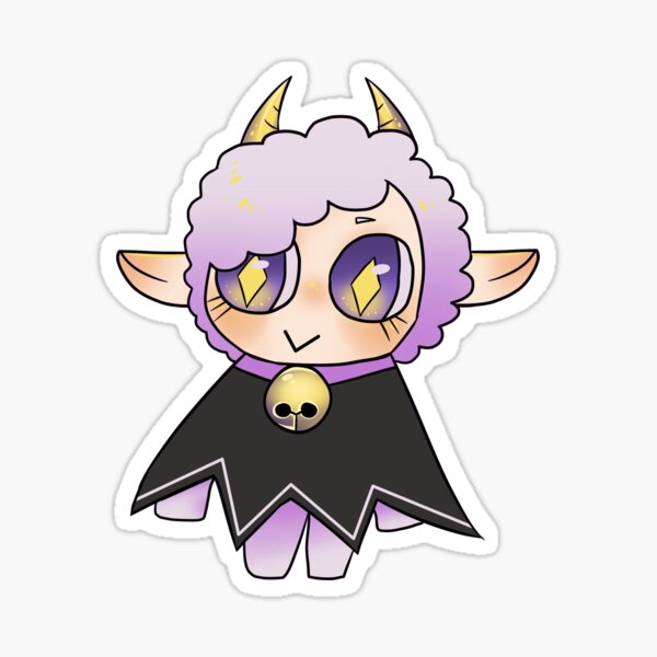 "Mog of the Lamb Stickers and Buttons" Sticker for Sale by ...