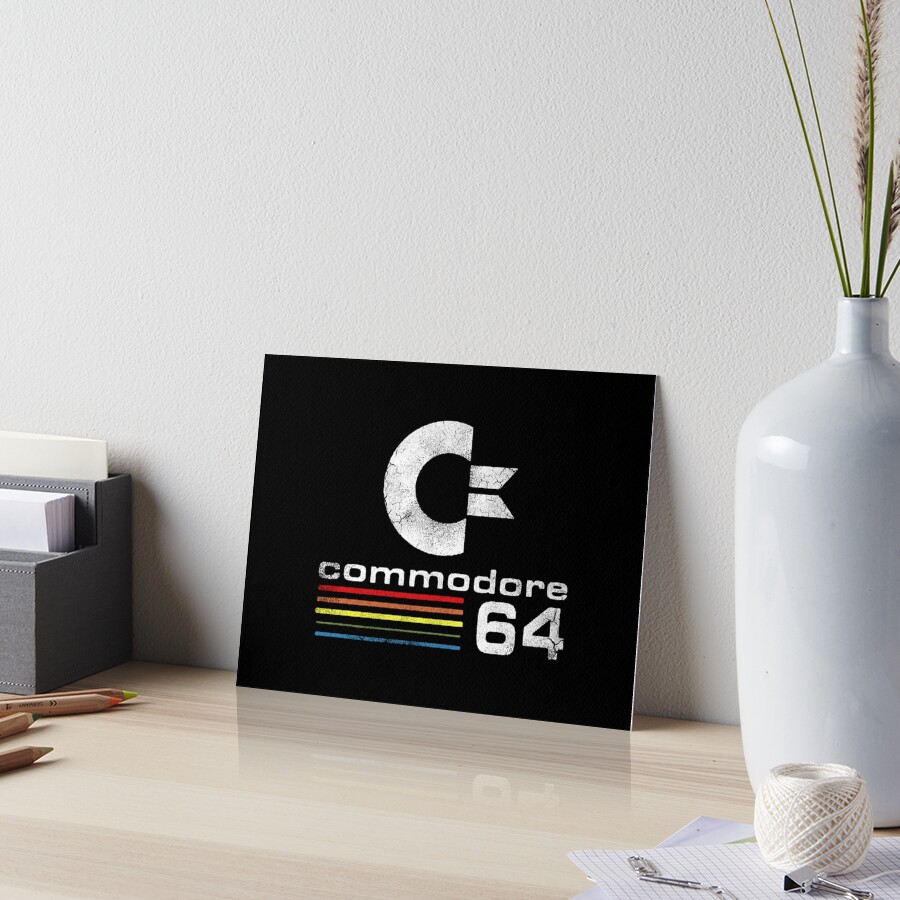 "Retro Commodore Logo" Art Board Print for Sale by DLutfy | Redbubble