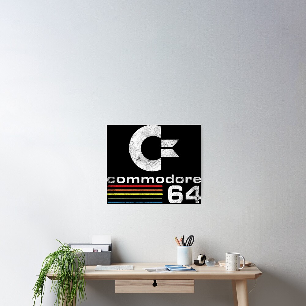 "Retro Commodore Logo" Poster for Sale by DLutfy | Redbubble