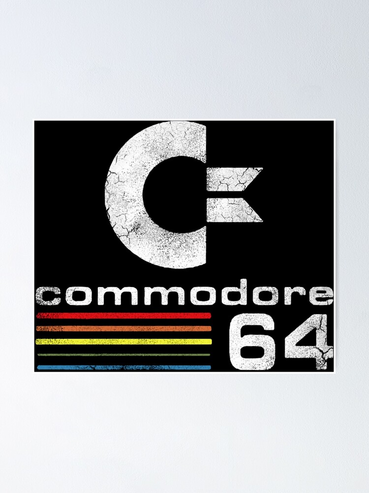 "Retro Commodore Logo" Poster for Sale by DLutfy | Redbubble
