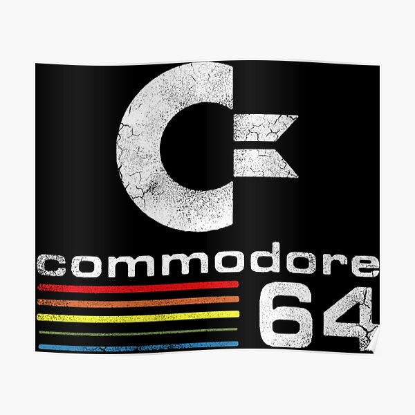 "Retro Commodore Logo" Poster for Sale by DLutfy | Redbubble