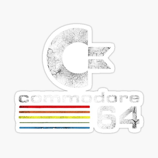 "Retro Commodore Logo" Sticker for Sale by DLutfy | Redbubble