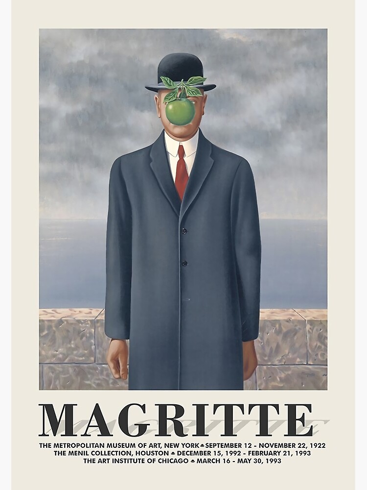 Rene Magritte Exhibition Premium Matte Vertical Poster sold by ...