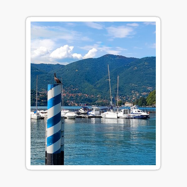 "LAKE DI COMO 2" Sticker for Sale by SpongyDesings | Redbubble
