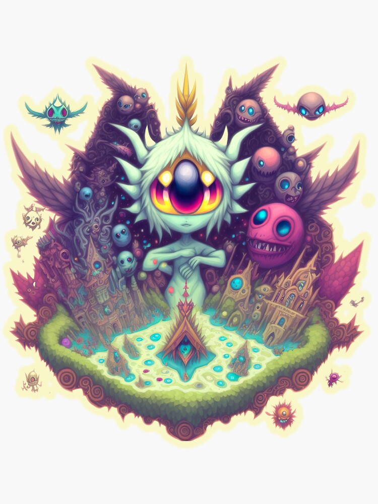 "Dream Creatures / Sweet Little Nightmares / One-Eyed Fantasy Monster ...