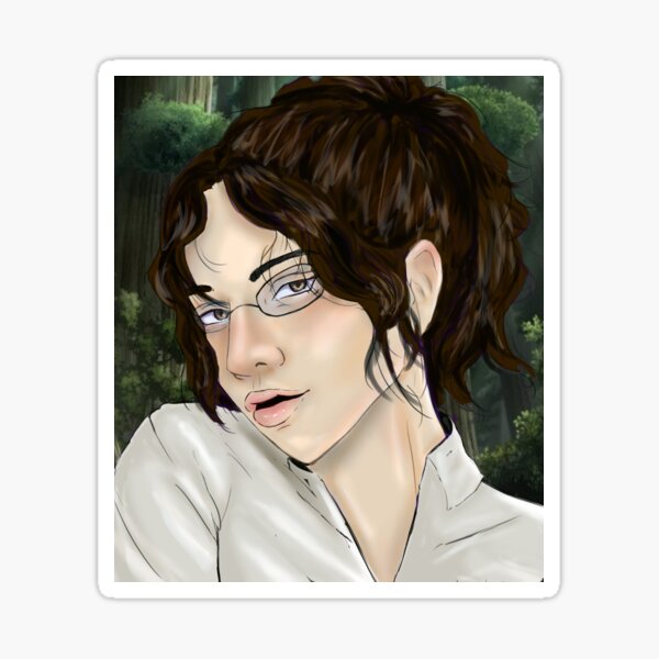 "Hange Zoe" Sticker for Sale by Nos-Eclats-dAme | Redbubble