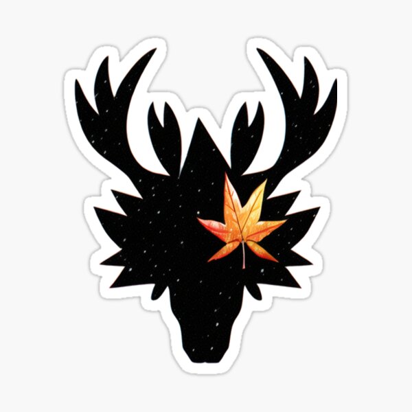 "Canadian Moose Logo" Sticker for Sale by Pluieville1234 | Redbubble