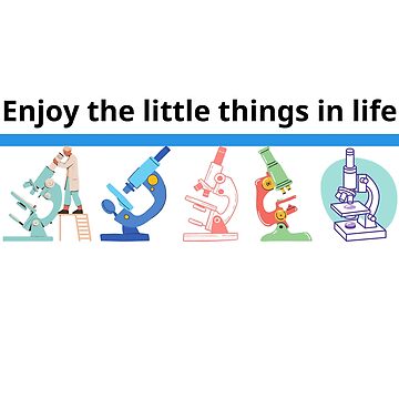 "Funny microscope, microbiologists biology nerd science lab" Sticker ...