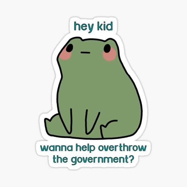 "Anarchy frog" Sticker for Sale by egick11 | Redbubble