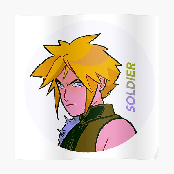 "SOLDIER first class" Poster for Sale by male-wife | Redbubble