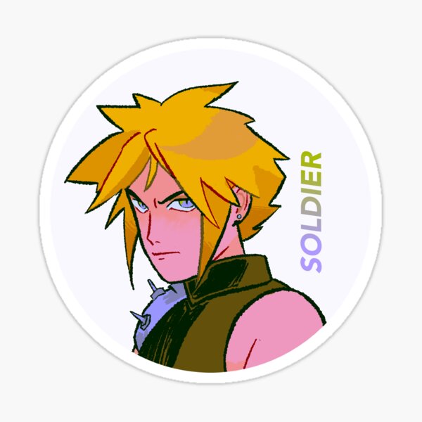"SOLDIER first class" Sticker for Sale by male-wife | Redbubble