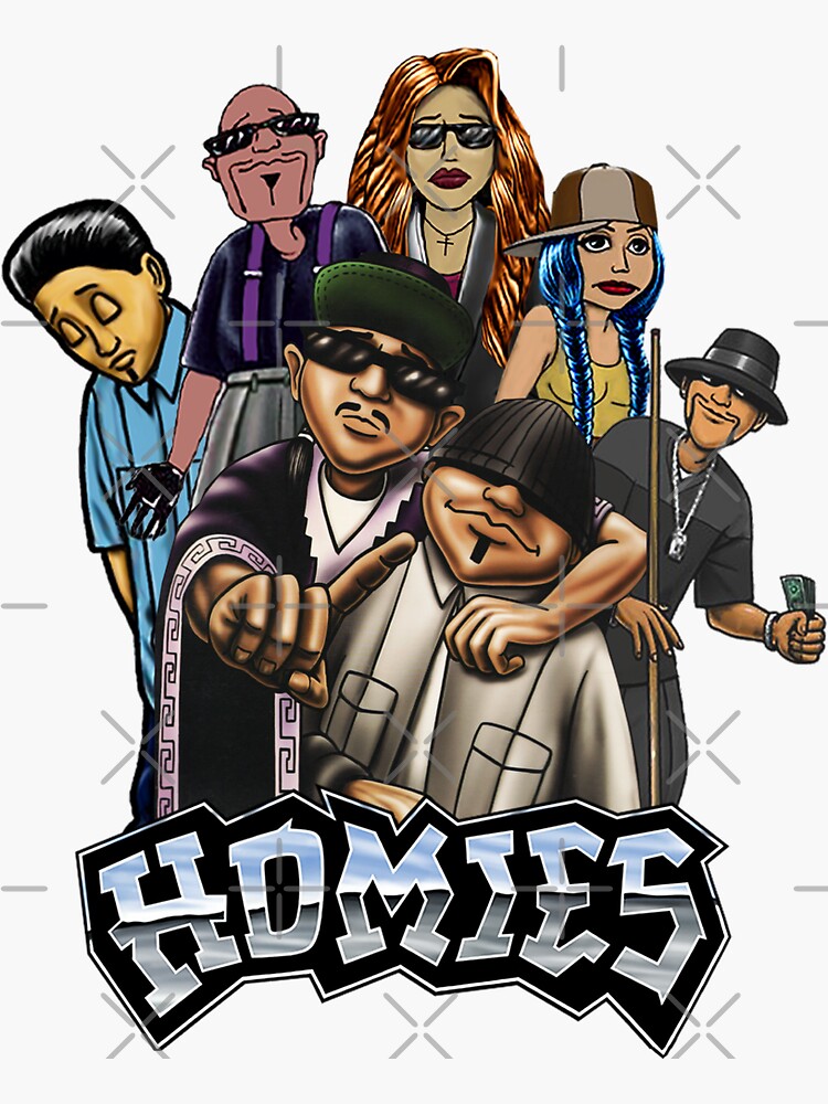 "Lil Homies Shirts " Sticker for Sale by EnviousObjects2 | Redbubble