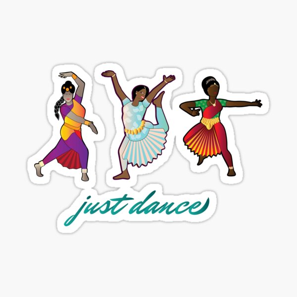"Just Dance trio" Sticker for Sale by umasharda | Redbubble