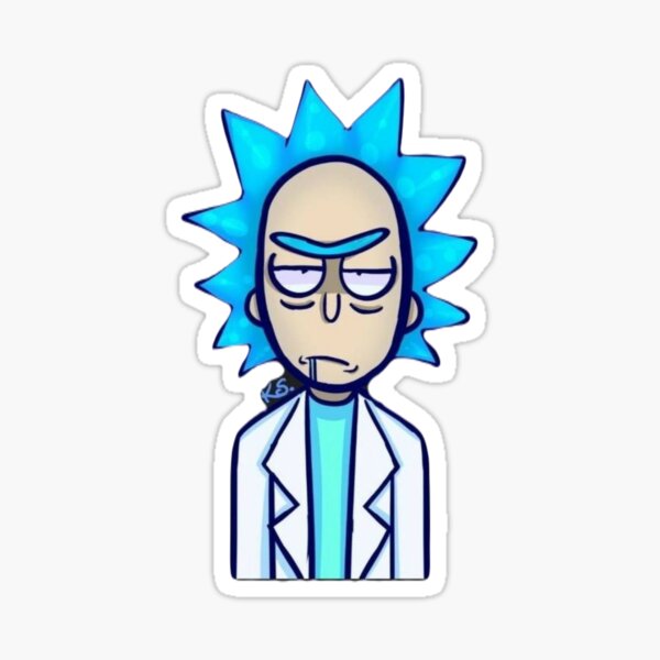 "Rick sanchez" Sticker for Sale by Enterna | Redbubble