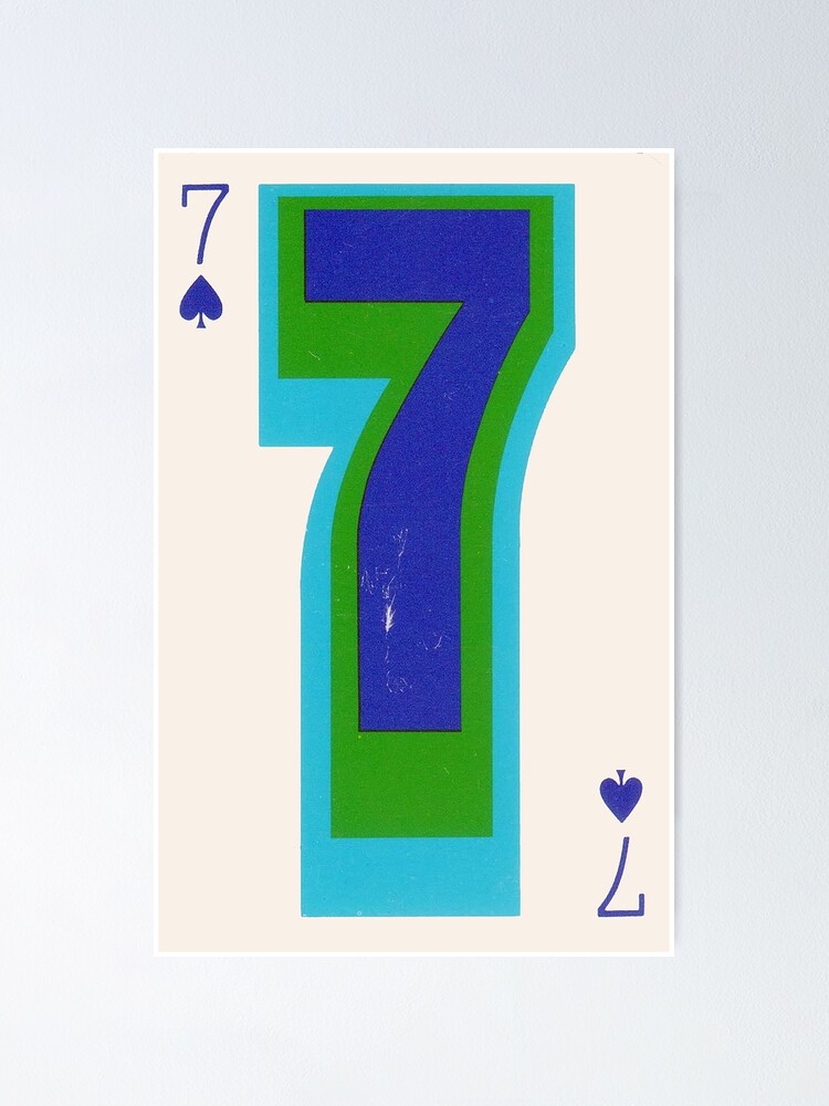 "777" Poster for Sale by purpleheartsz | Redbubble