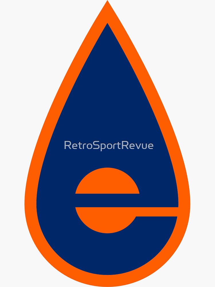 "Retro Edmonton Hockey Logo Sticker" Sticker for Sale by ...