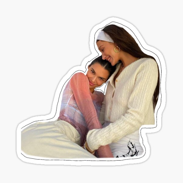 "Kendall Jenner and Bella Hadid" Sticker for Sale by itsniniii | Redbubble