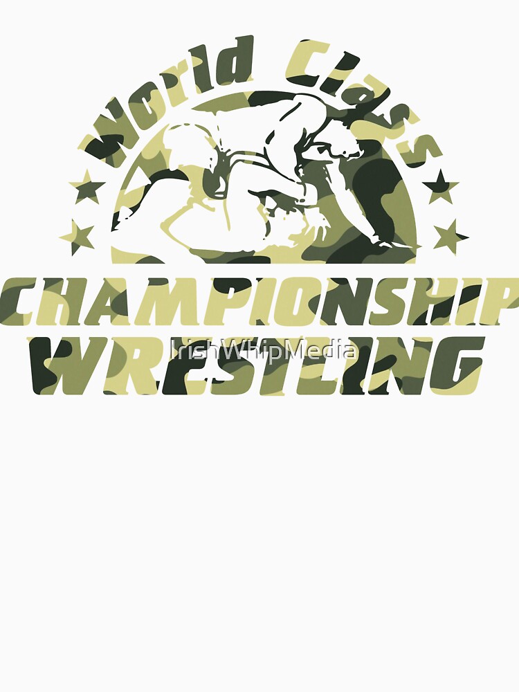 "World Class Championship Wrestling in camo" T-shirt for Sale by ...