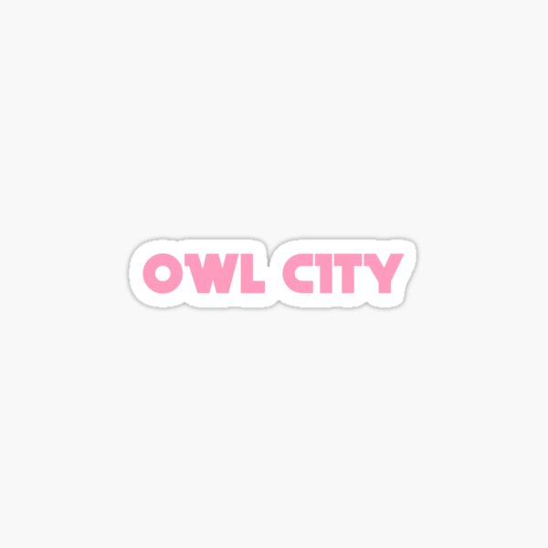 "OWL CITY- Logo" Sticker for Sale by rainystarlight | Redbubble