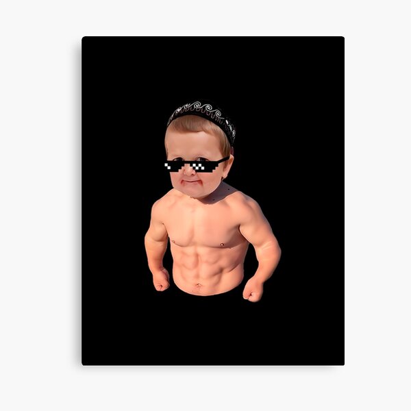 Lienzo «hasbulla hasbulla, tik tok, team hasbulla, fighter, hasbulla ...