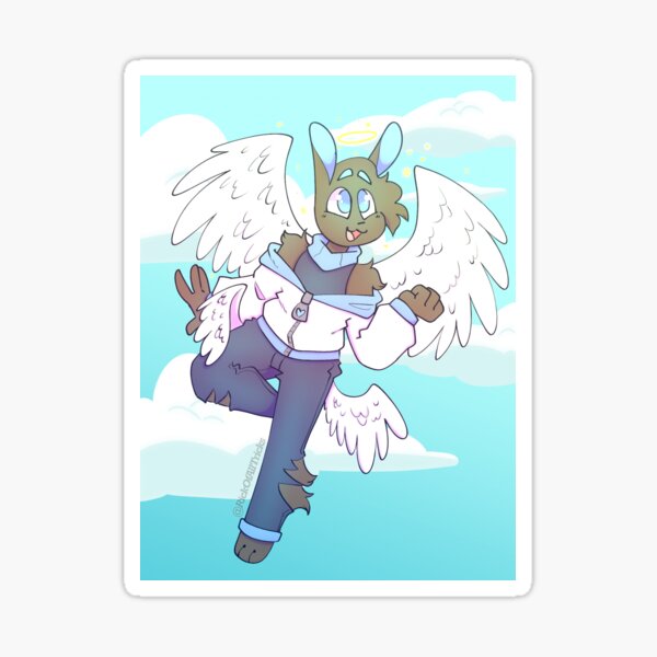 "Angel Ricky" Sticker for Sale by Bunnytale-Merch | Redbubble
