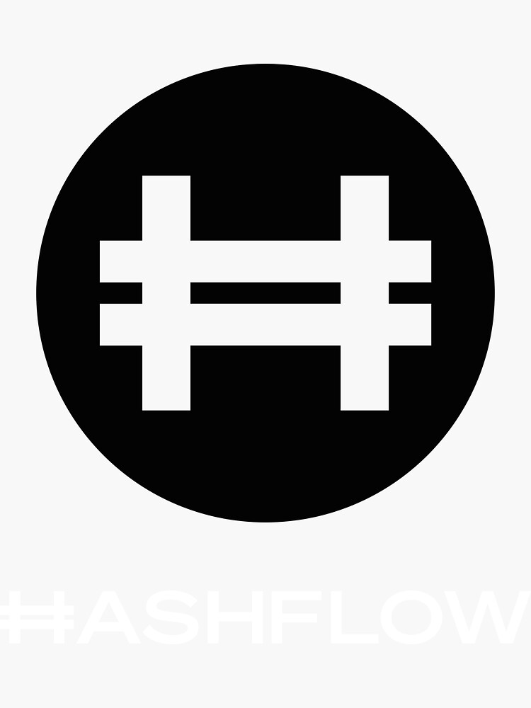 "Hashflow" Sticker for Sale by PopFoxT-shirts | Redbubble