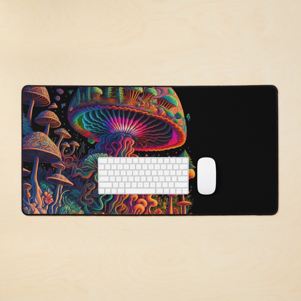 "Shroom Forest | Psychedelic Art" Sticker for Sale by Trippinink ...