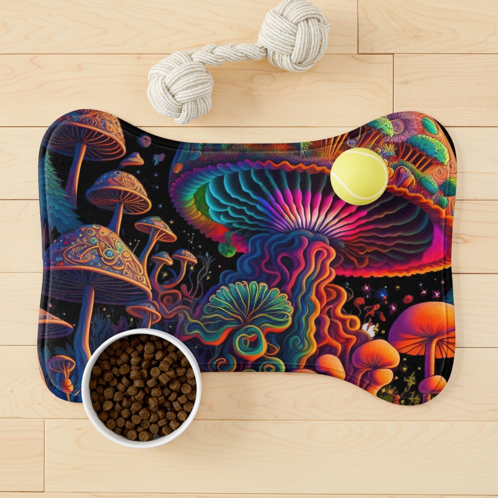 "Shroom Forest | Psychedelic Art" Sticker for Sale by Trippinink ...