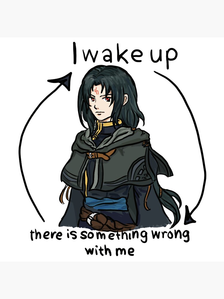 "Edgy Soren fire emblem shirt" Sticker for Sale by SorenLover666 ...