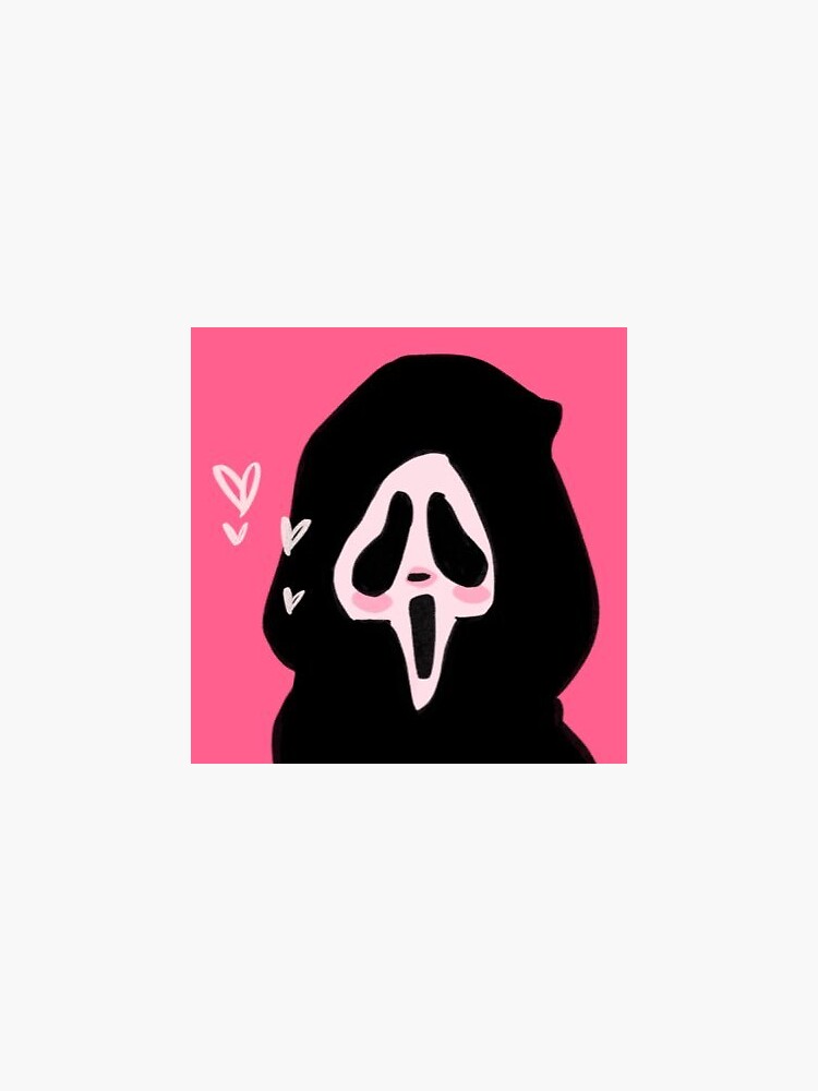 "Cute Ghostface" Sticker for Sale by kipleaf | Redbubble