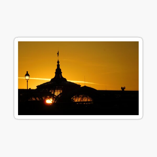 "Le Grand Palais Illuminated" Sticker for Sale by NohoSkies | Redbubble