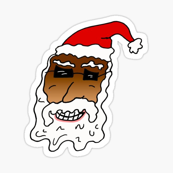 "Bad Santa 1 (Merry Christmas)" Sticker for Sale by LockedUp | Redbubble