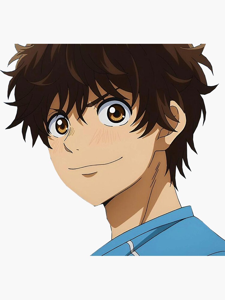 "Ashito Aoi (Ao Ashi)" Sticker for Sale by kawaiicrossing | Redbubble