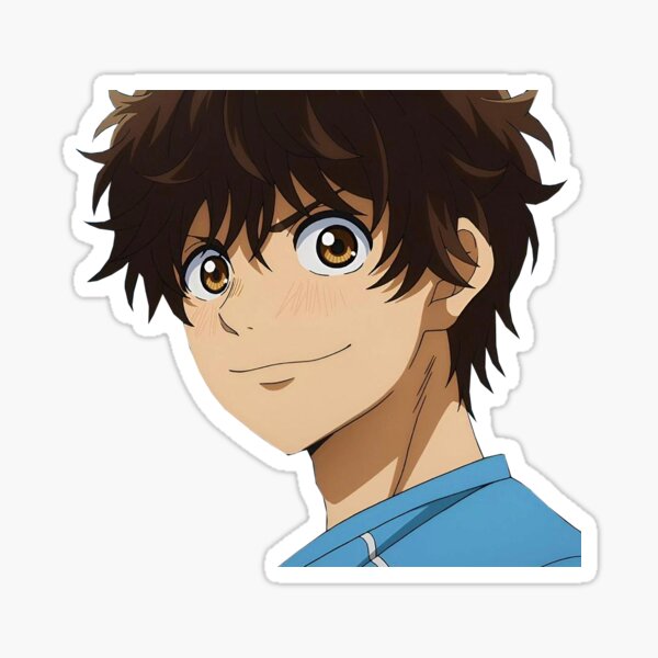 "Ashito Aoi (Ao Ashi)" Sticker for Sale by kawaiicrossing | Redbubble