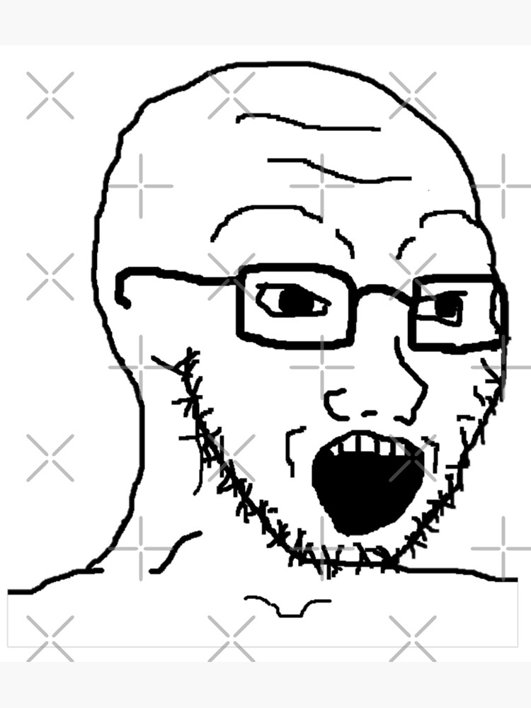 "Soyjak" Photographic Print for Sale by Rolf1 | Redbubble