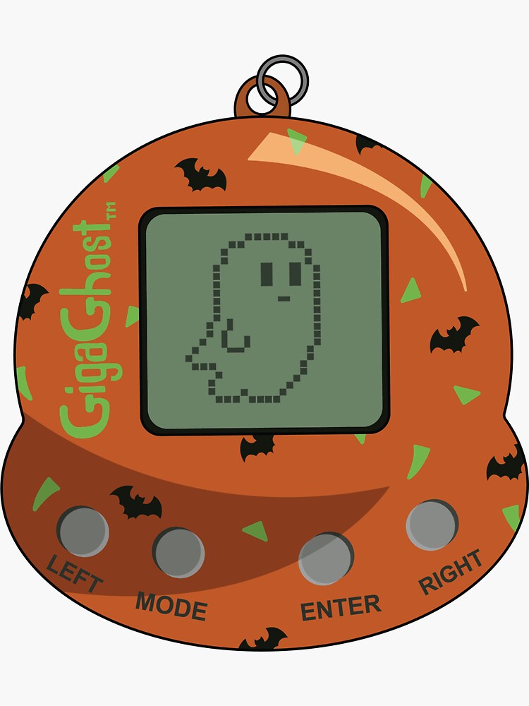 "Giga Ghost" Sticker for Sale by maergan | Redbubble