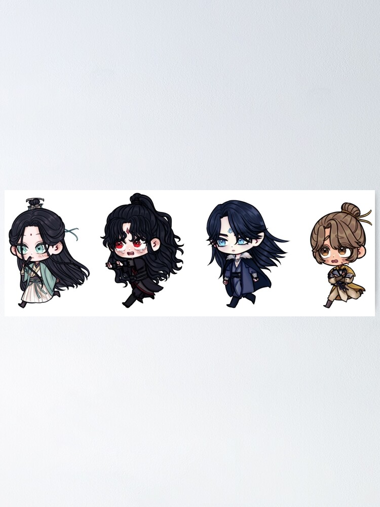 "bingqiu and moshang chase" Poster for Sale by popipurin | Redbubble