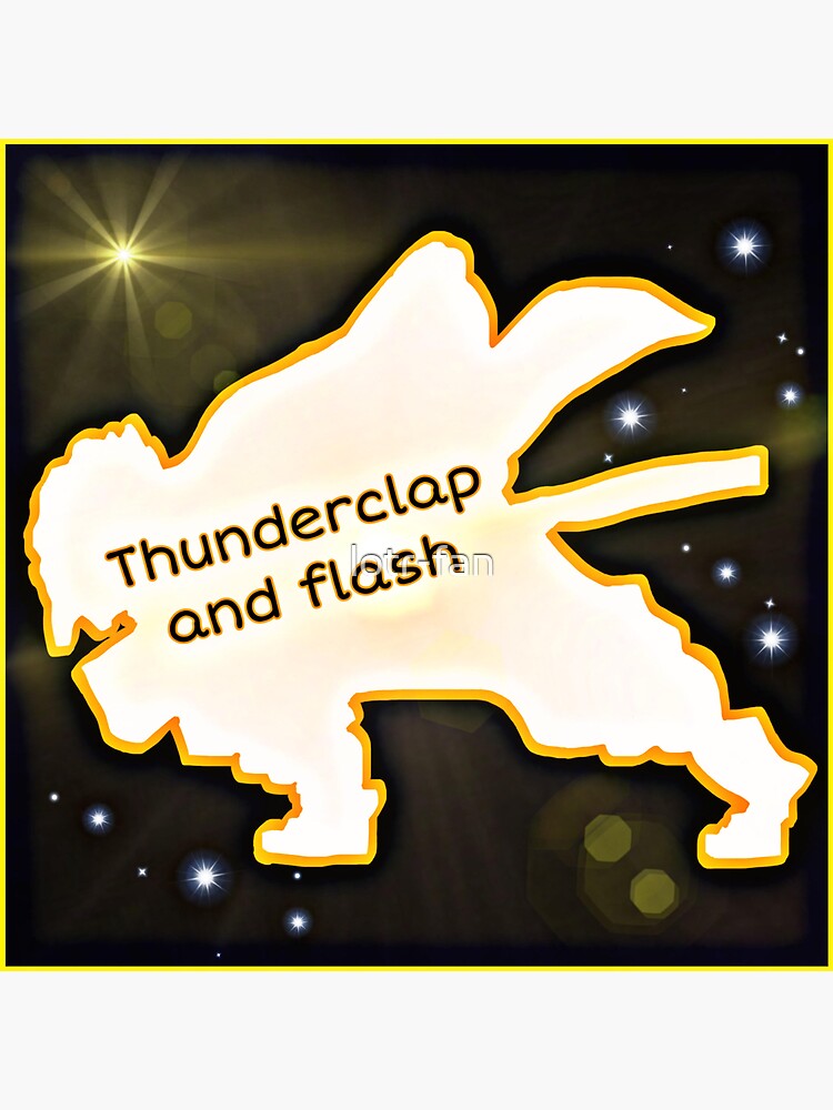 ""Thunderclap and Flash" ~ Zenitsu" Sticker for Sale by lotr-fan ...