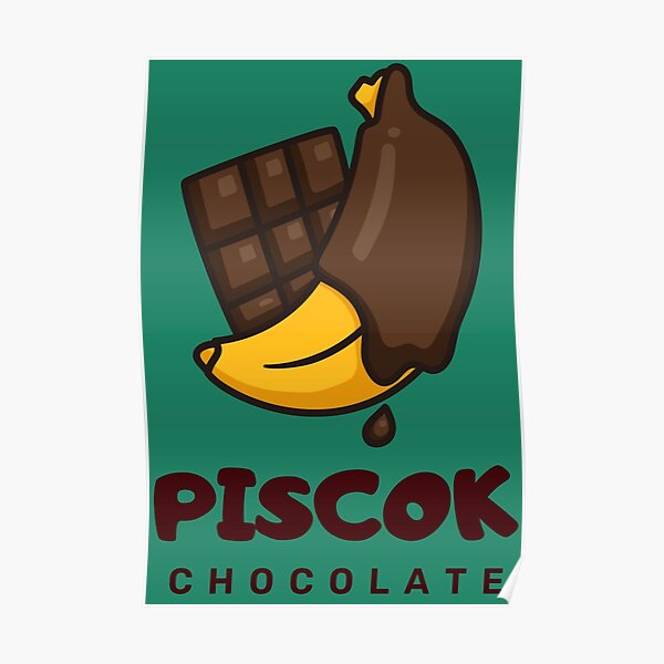 "Piscok Chocolate Logo" Poster for Sale by DisneyLegend724 | Redbubble